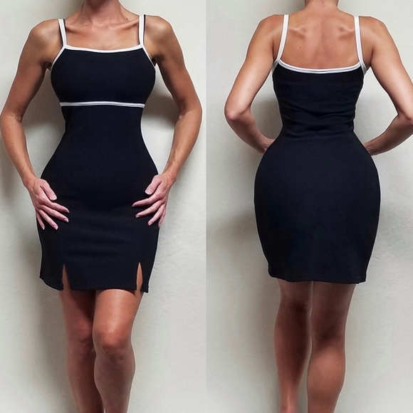 Vintage | Dresses | Rare Vintage 9s Joule Black White Contrast Double ...